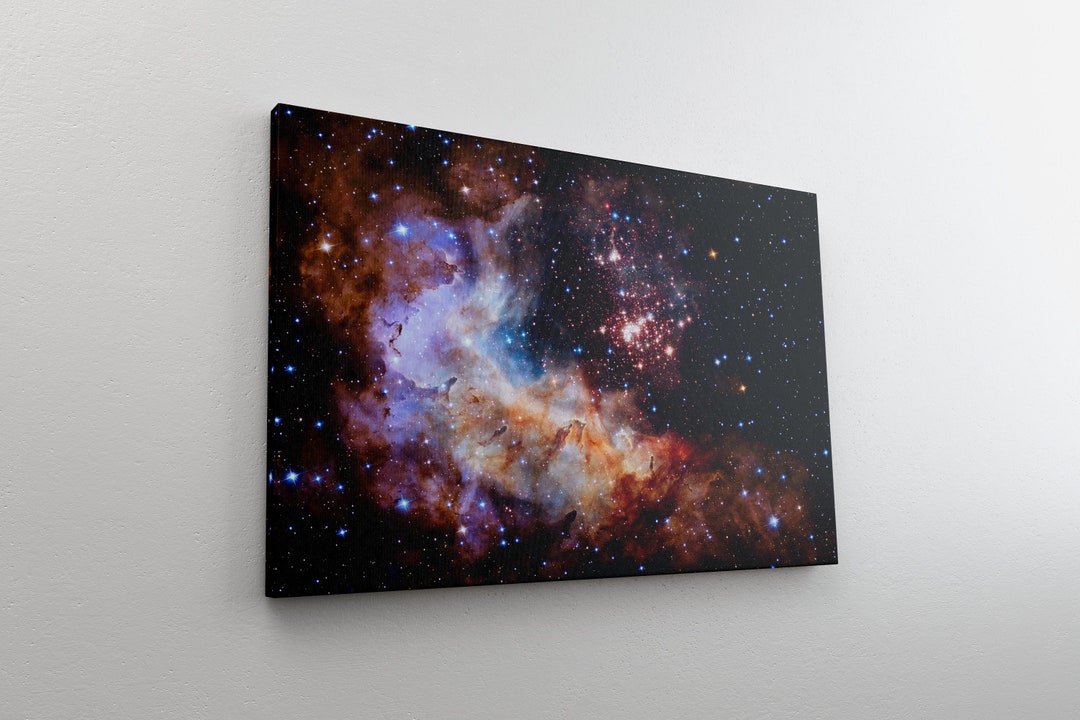 NASA Space Photograph Canvas Print: Hubble Westerlund Galaxy Poster - Etsy