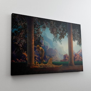 Maxfield Parrish Daybreak Print, Mythological Wall Art, Morning, Dawn ...