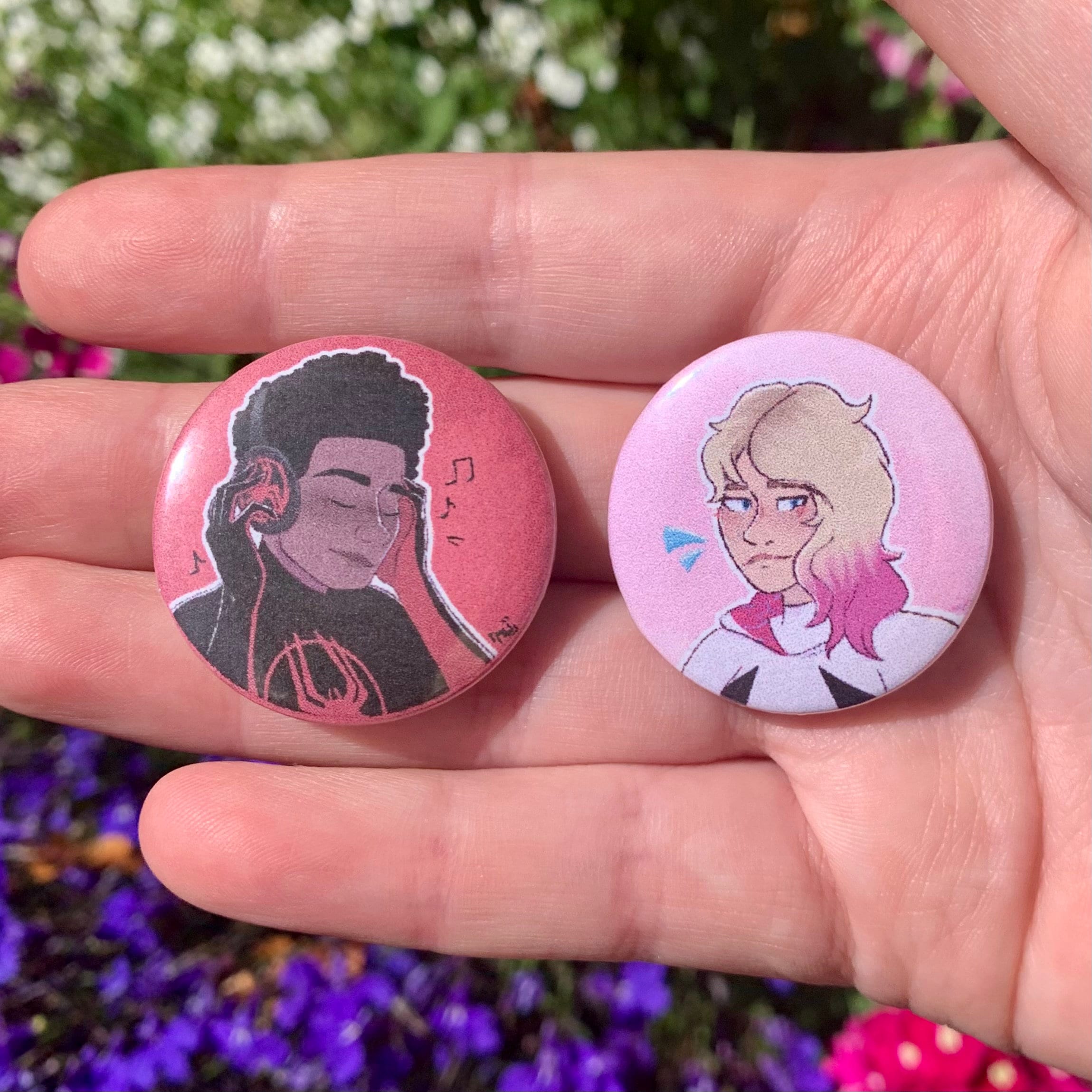 Spider-man Across the Spiderverse Button Set // 1.25in Pin Badge - Etsy