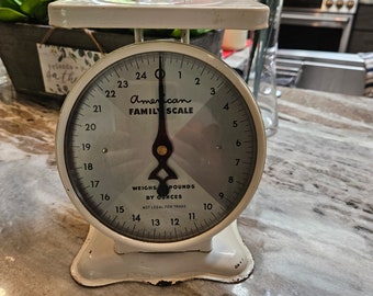 Vintage Scale, Vintage American Family Scale, Vintage Kitchen Scale ...