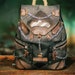 Post-apocalyptic Leather Backpack - Etsy