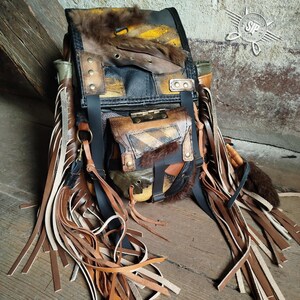 Distressed, Shaded Backpack Inspired by Postapocalyptic, Medieval and ...