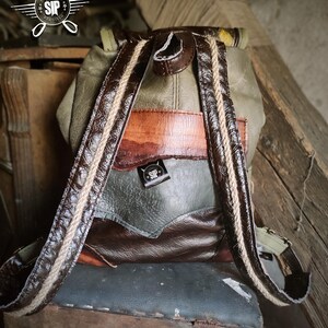 Post-apocalyptic, Dirty, Tattered Leather Khaki Green and Brown ...