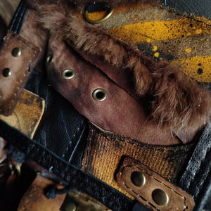 Distressed, Shaded Backpack Inspired by Postapocalyptic, Medieval and ...