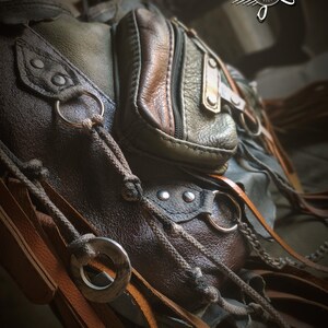 Handmade, Raw, Grunge, Original Tattered, Distressed, Dirty Hobo ...