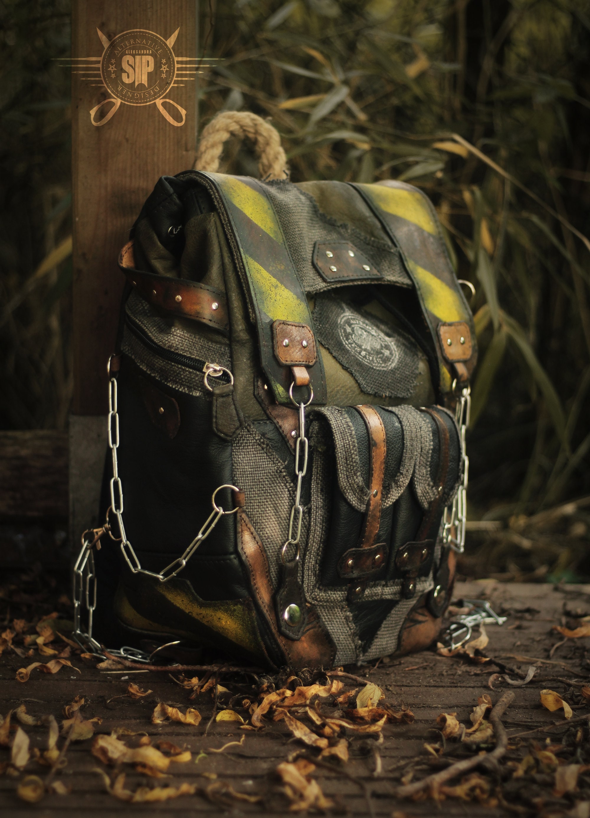 Post-apocalyptic Backpack Industrial Post-apocalypse Grunge - Etsy