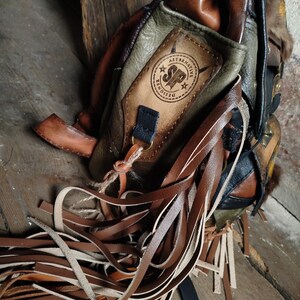 Distressed, Shaded Backpack Inspired by Postapocalyptic, Medieval and ...