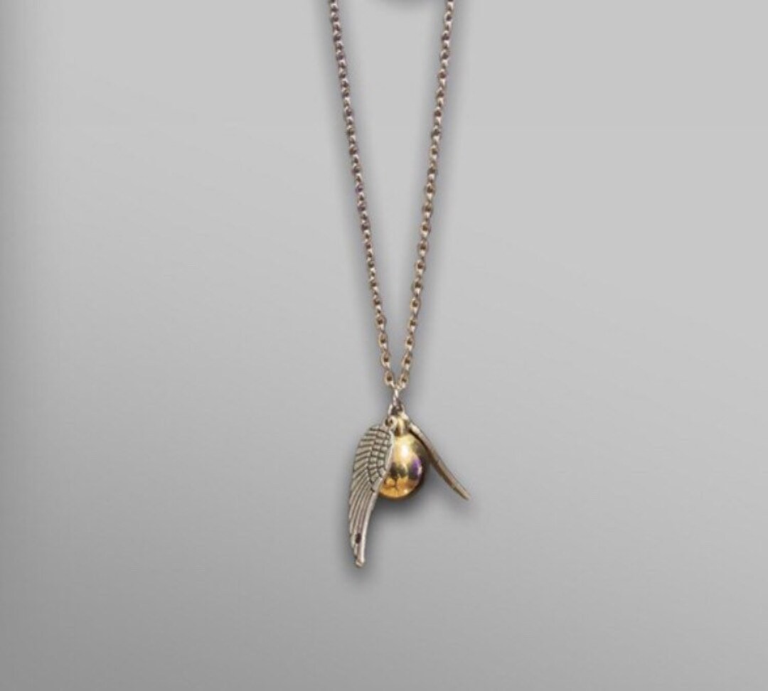 Harry Potter Snitch Necklace Harry Potter Unisex Pendant - Etsy