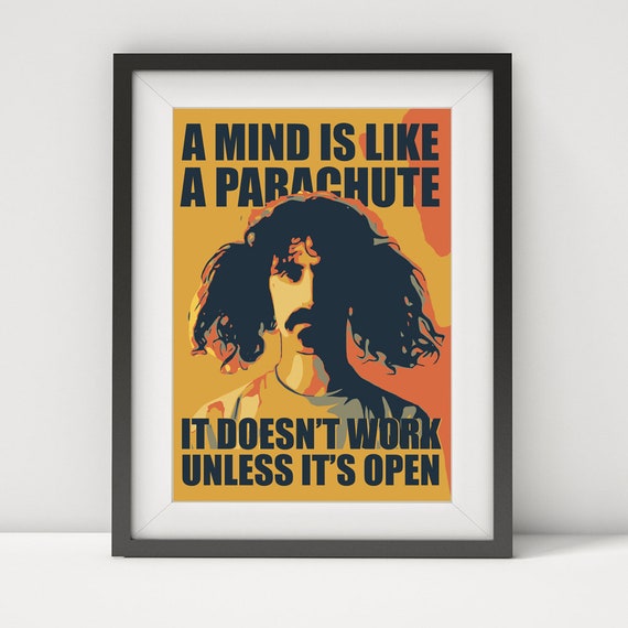 Zappa Poster Frank Zappa Rock Poster Music Poster Prints - Etsy