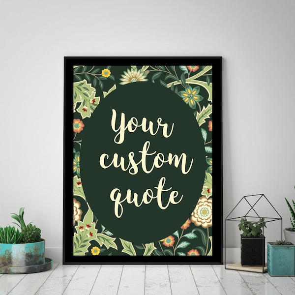 Custom Quote Print - Etsy