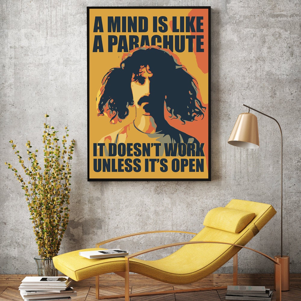Zappa Poster, Frank Zappa, Rock Poster, Music Poster