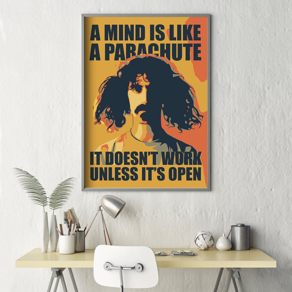 Zappa Poster, Frank Zappa, Rock Poster, Music Poster
