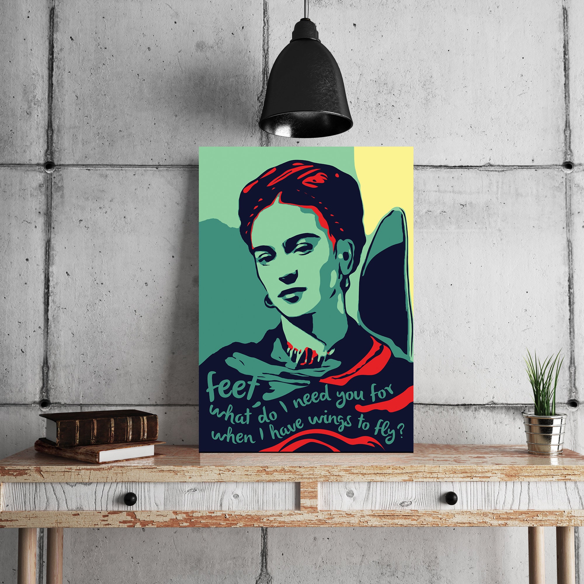 Frida Kahlo, Frida Kahlo Print-poster-art, Frida Kahlo Quote, Frida ...