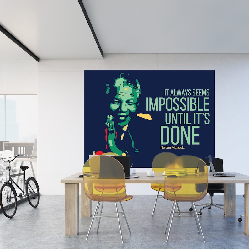 Nelson Mandela, Nelson Mandela Print, Nelson Mandela Poster, Nelson ...