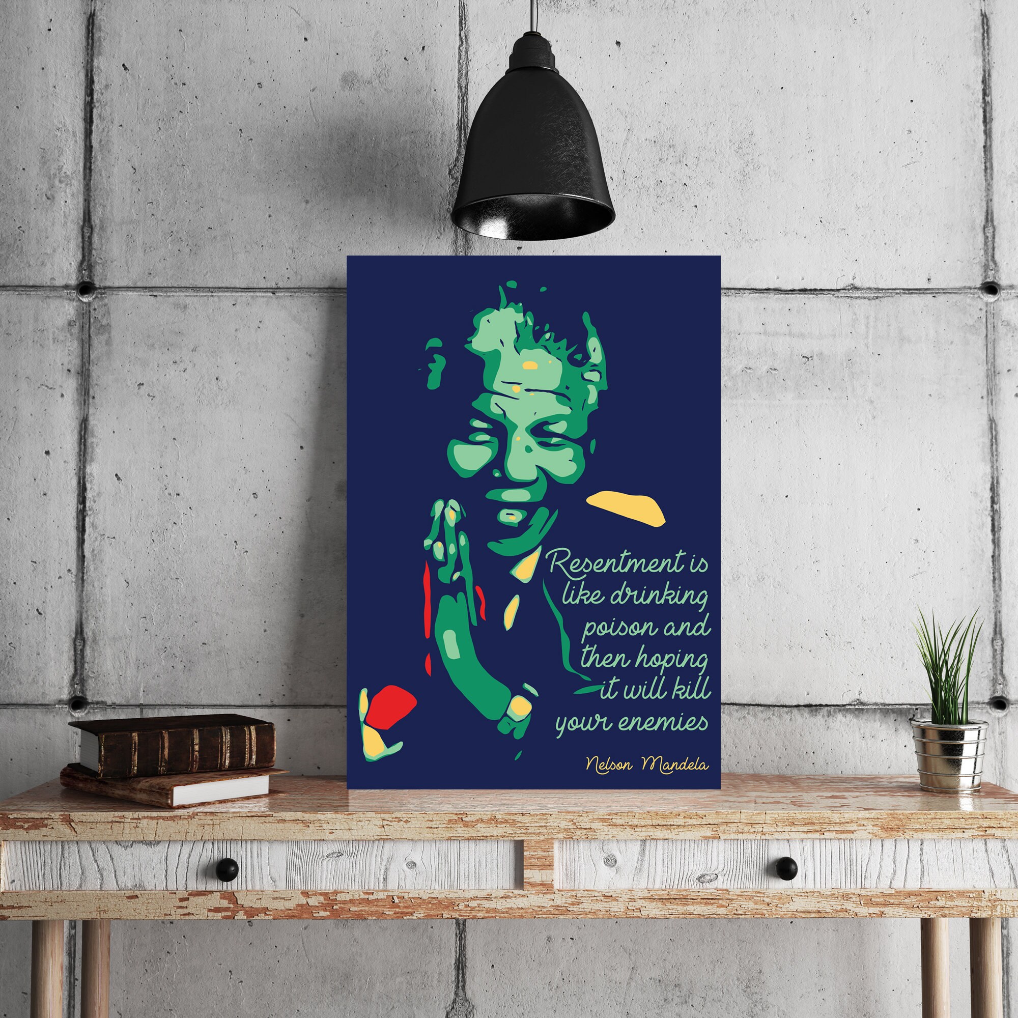 Nelson Mandela, Nelson Mandela Print, Nelson Mandela Poster, Nelson ...