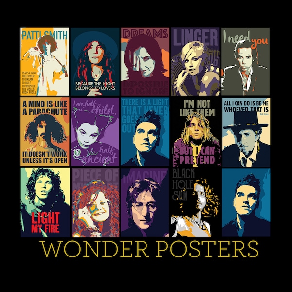 Lyric Poster - Etsy UK