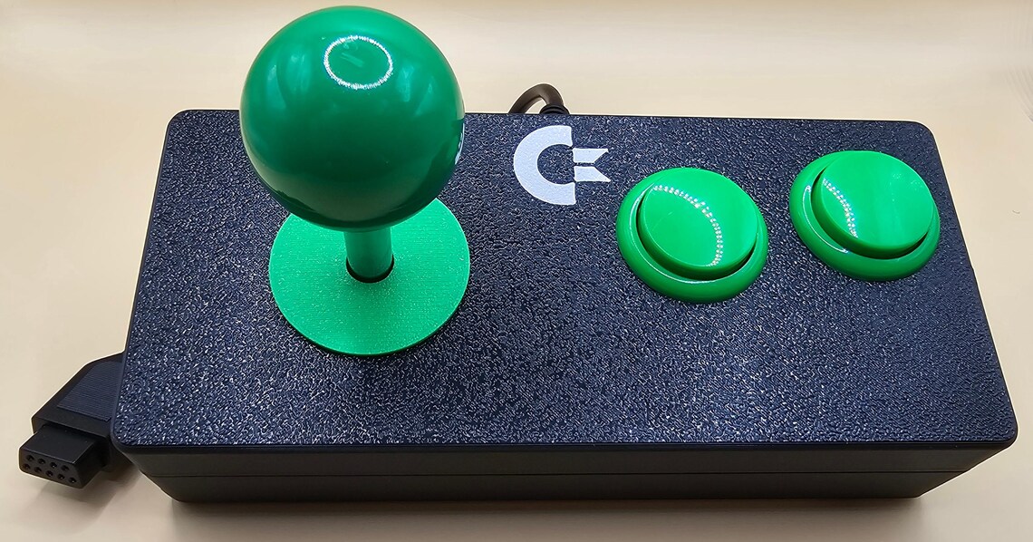 Commodore 64 and Vic-20 Two Button Arcade Style Joystick (sanwa Style ...