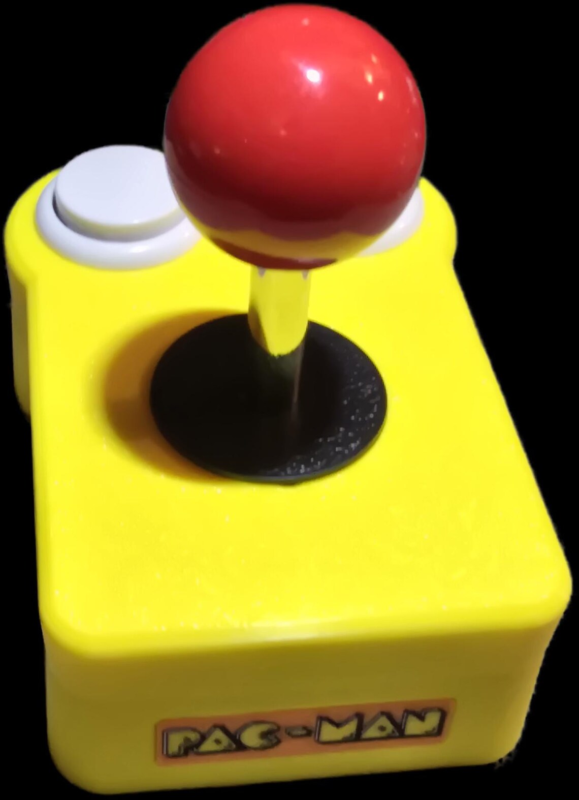 Pac-man Themed Atari Compatible Arcade Joystick (sanwa Style, 4-way) - Etsy