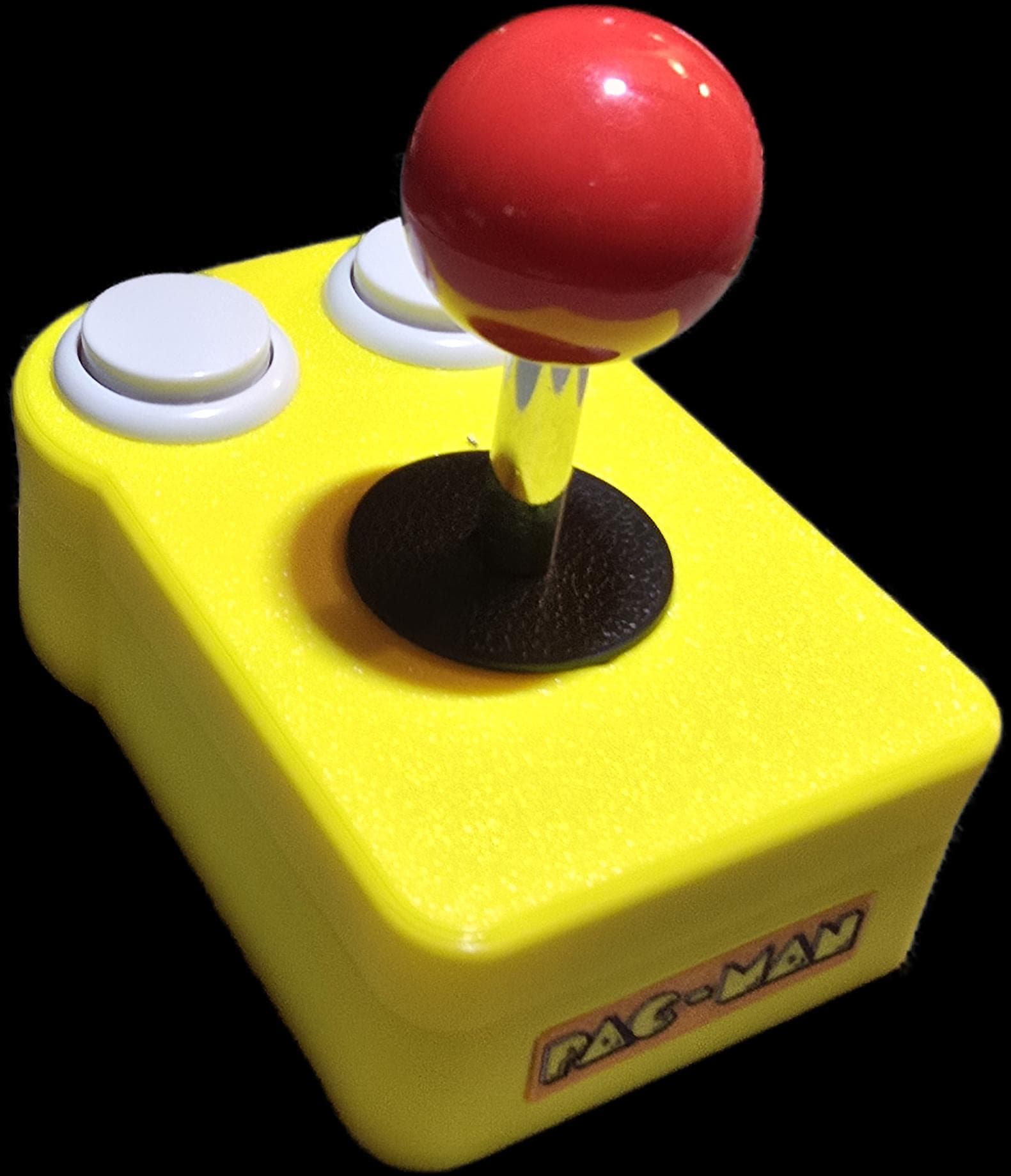 Pac-man Themed Atari Compatible Arcade Joystick (sanwa Style, 4-way) - Etsy