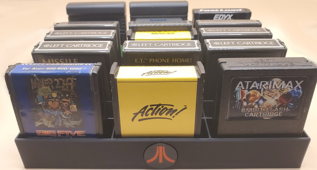 Atari 8bit XL XE XEGS - Cartridge Holder Storage Tray 21 Slots - Etsy