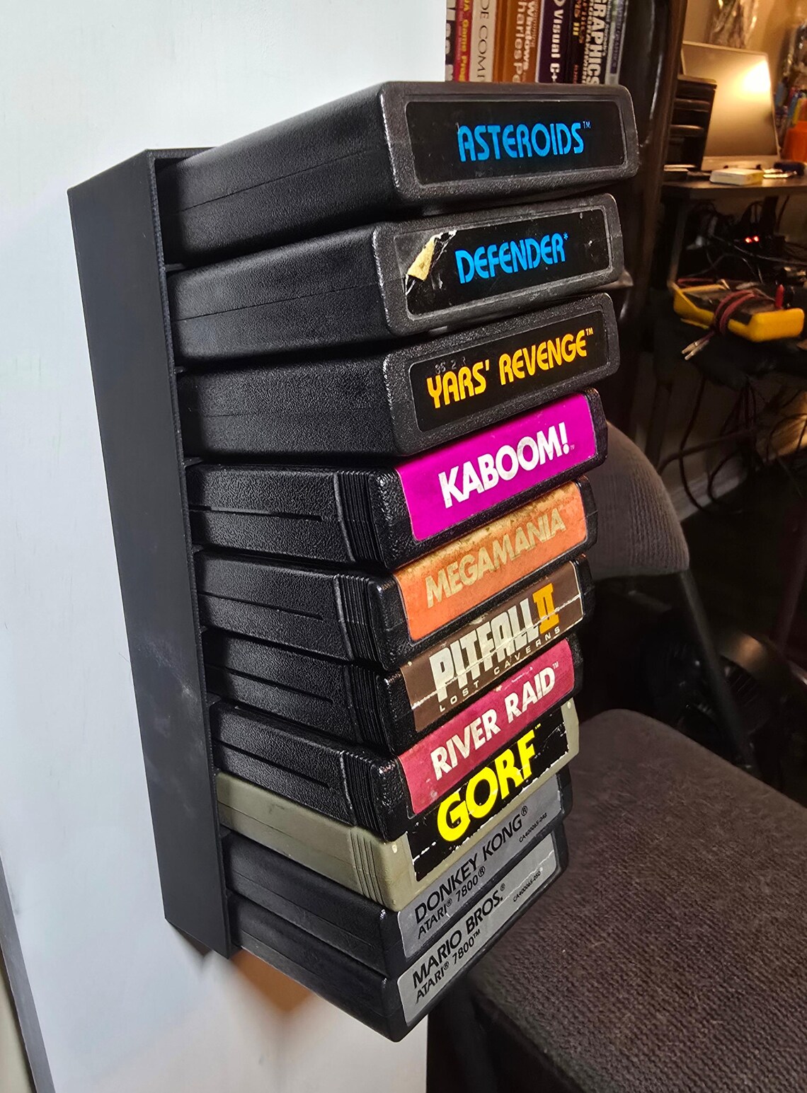 Wall Mount Atari 2600 / 7800 / Colecovision - Cartridge Tray 10 Slots ...