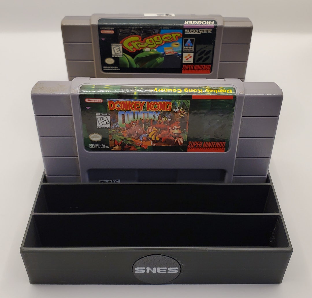 Super Nintendo SNES Cartridge Holder Storage Tray With 10 Slots - Etsy