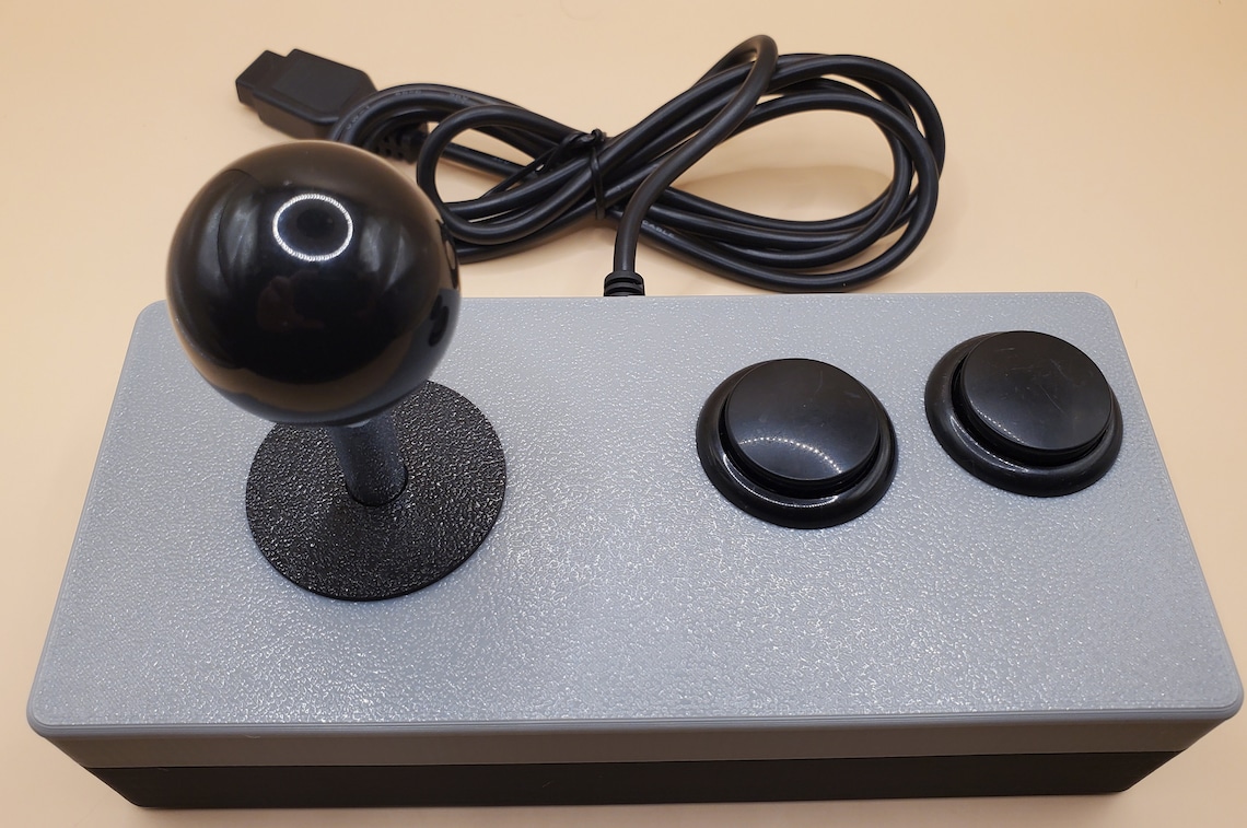 Commodore 64 and Vic-20 Two Button Arcade Style Joystick (sanwa Style ...
