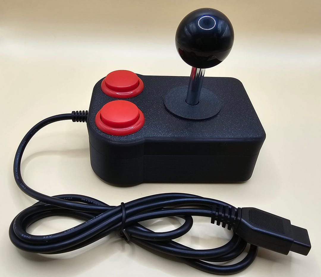 Texas Instruments Ti-99/4a Compatible Arcade Joystick (sanwa Style, 8 ...
