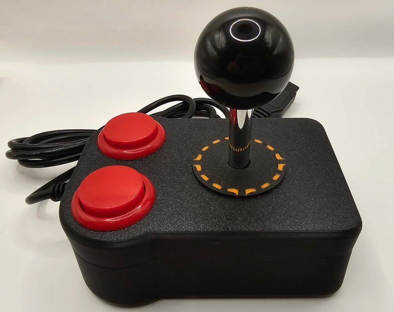 Atari Compatible Arcade Joystick (sanwa Style, 8-way) - Etsy