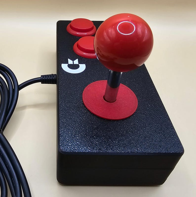 Commodore 64 and Vic-20 Two Button Arcade Style Joystick (sanwa Style ...
