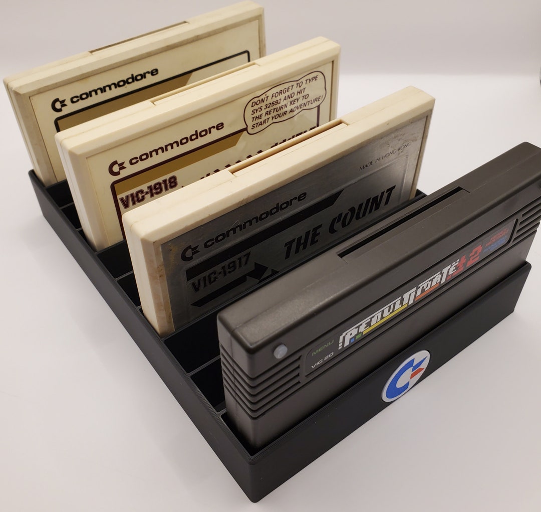Commodore Vic-20 - Cartridge Holder Storage Tray 10 Slots - Etsy