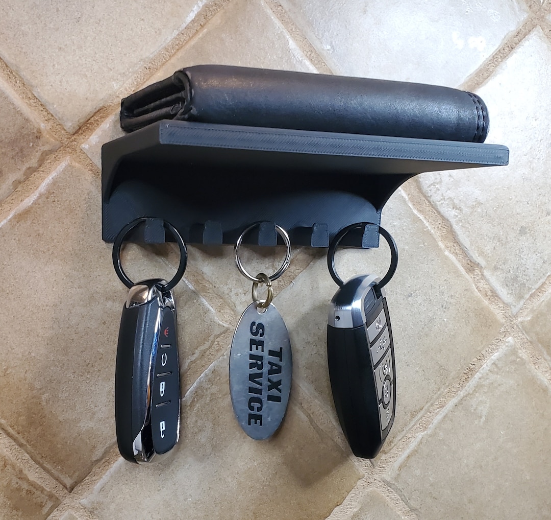Wallet and Key Holder Shelf Organizer (wall Mount) - Etsy