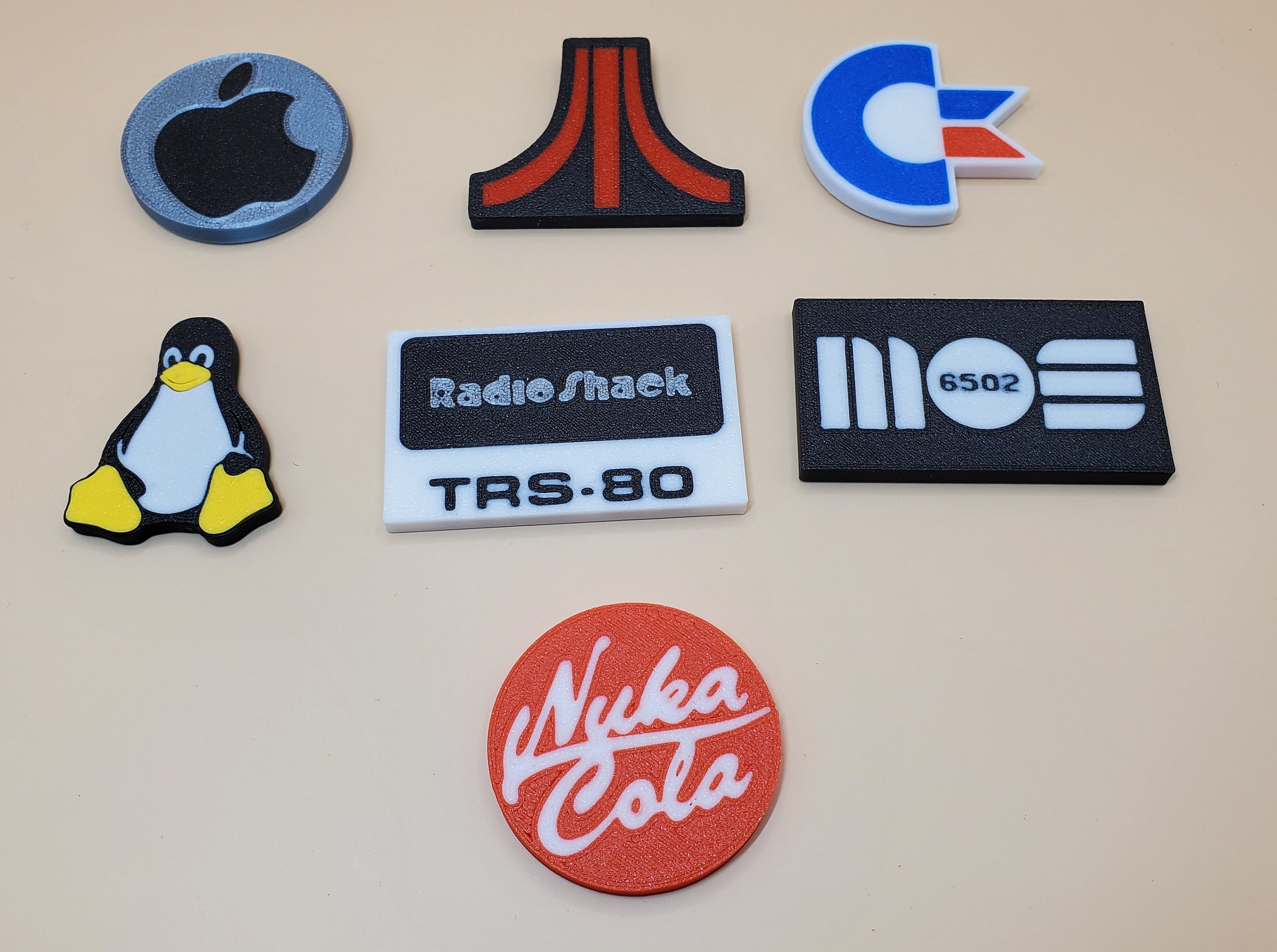 Retro Magnets (qty of 6, Any Mix) Pacman, Frogger, Centipede, Bubble ...