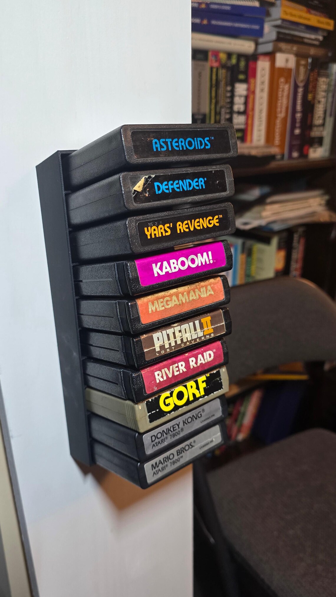 Wall Mount Atari 2600 / 7800 / Colecovision - Cartridge Tray 10 Slots ...