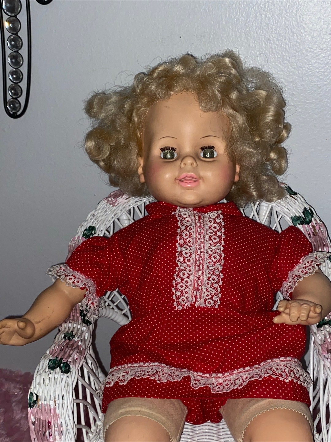 1967 Horsman 17” “7 15 EYE Baby Tweaks With Working Squeaker Vinyl and ...