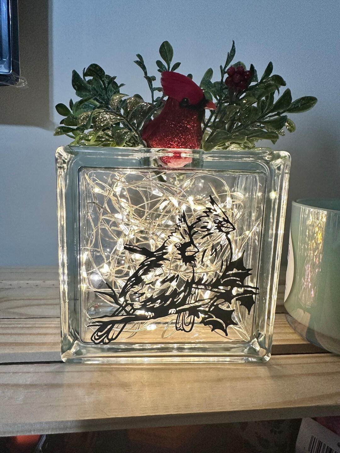 Cardinal Square Glass - Etsy