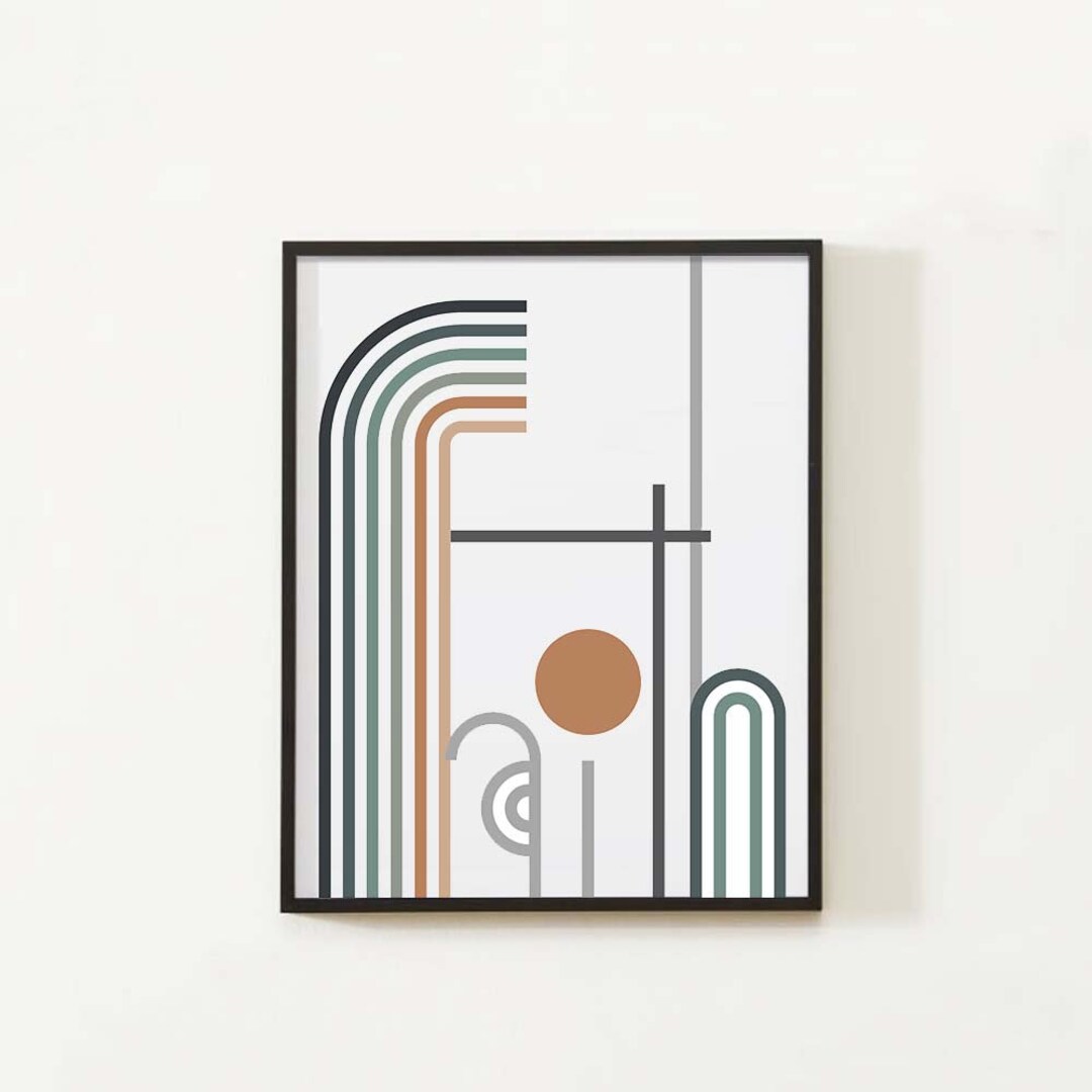 Faith. Boho Color. Christian Wall Art Printable. Modern Abstract Home ...