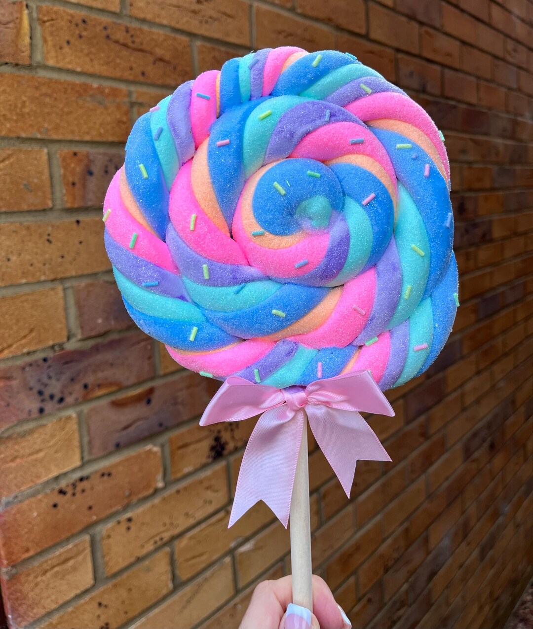 Large Lollipop | Fake Lollipop | Flump Lollipop | Christmas Decoration ...