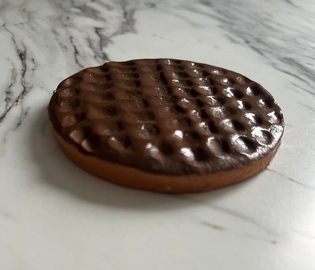 Fake Chocolate Digestive Biscuit Food Prop Biscuit Prop Fake Food ...