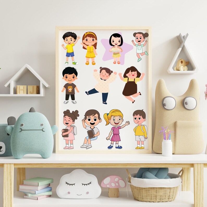Kids Svg / Children Svg / Kids Svg Bundle / Kids Clipart - Etsy