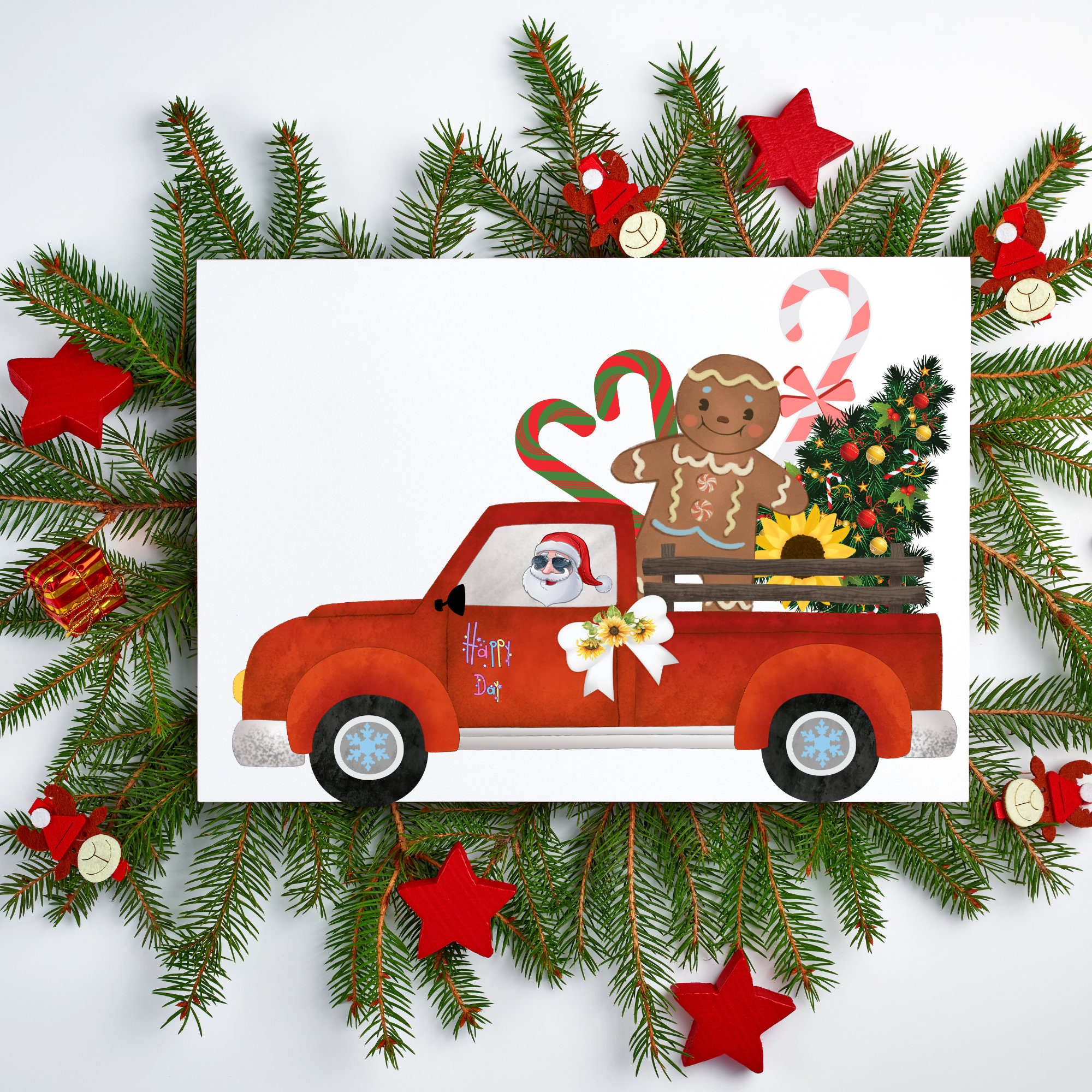 CHRISTMAS SVG, Truck Png, Christmas Svg File for Cricut, Christmas ...