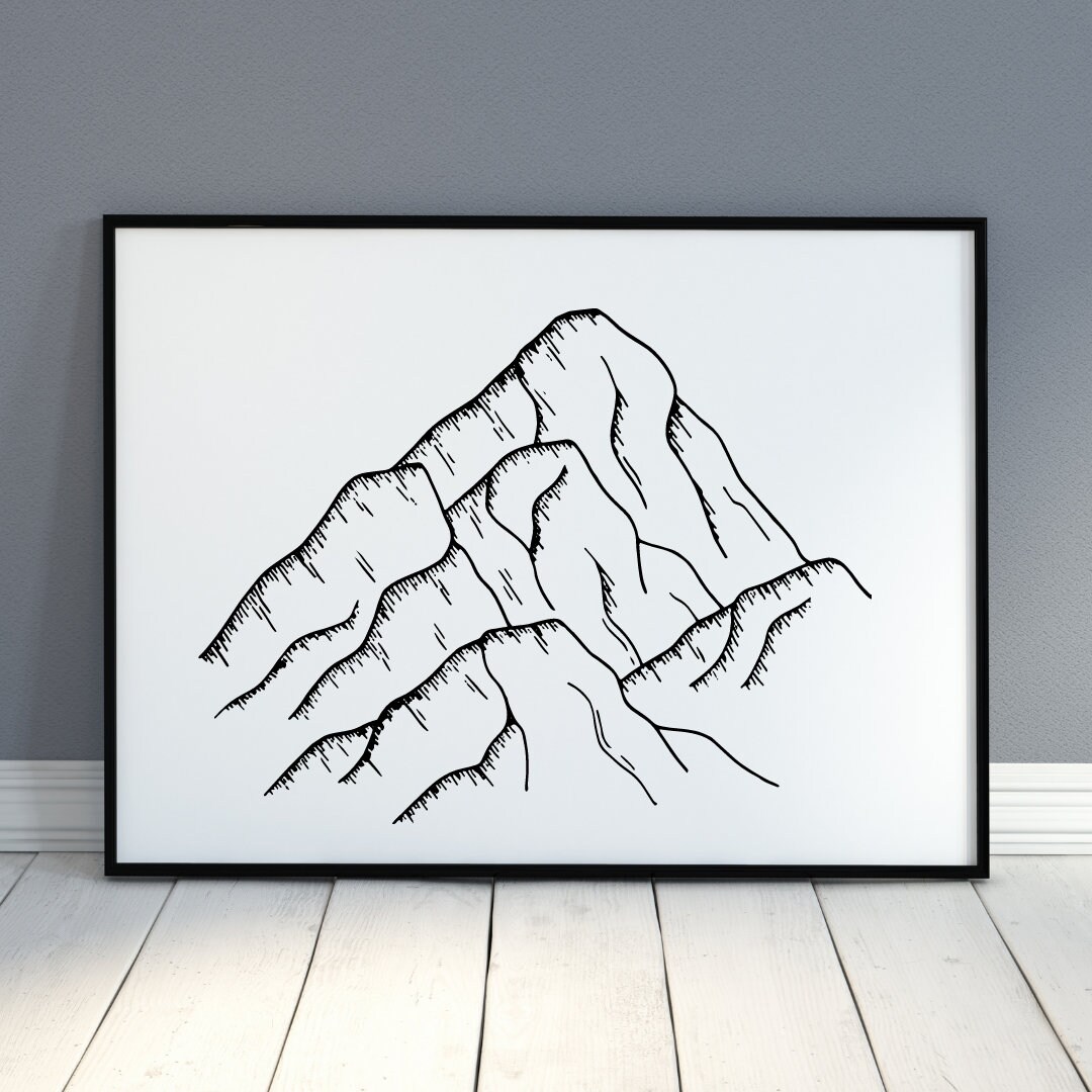 Mountain Svg, Mountain Svg Bundle, Mountain Digital Download - Etsy