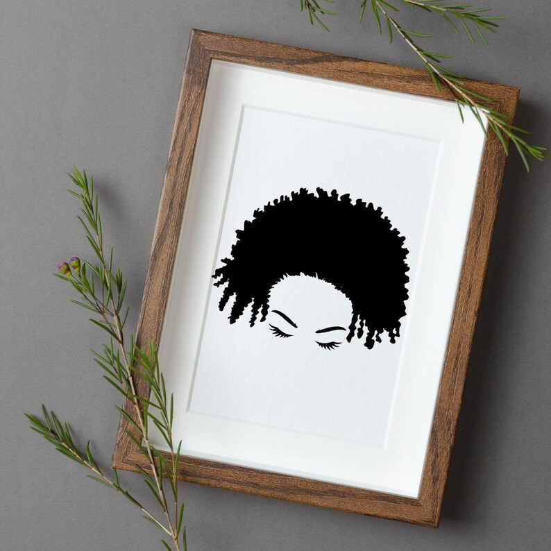 Afro Woman Svg, Afro Girl Svg, Afro Svg, Black Woman Svg, African Svg ...