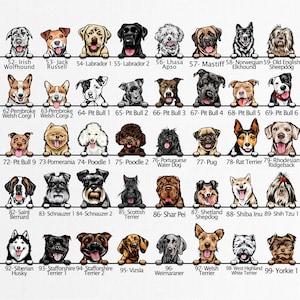 Custom Dog Shirt, Personalized Dog Face Tshirt, Dog Name Crewneck ...