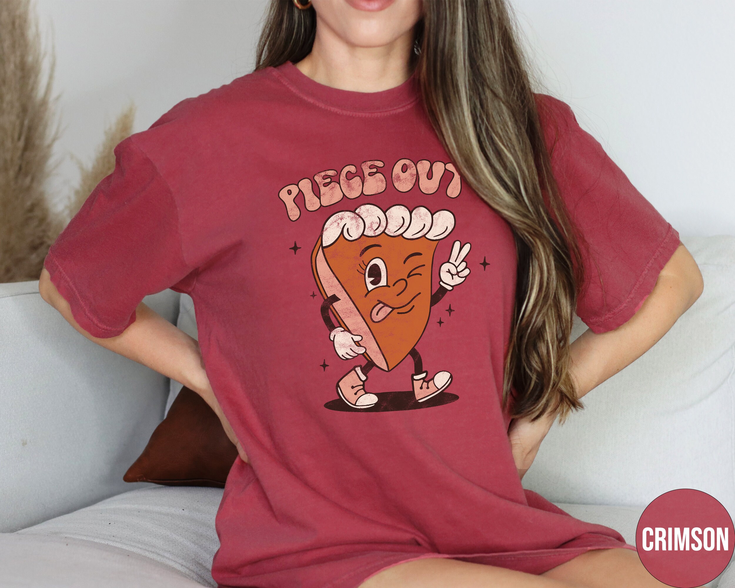 Piece Out Retro Pumpkin Pie Shirt Thanksgiving Shirt Fall - Etsy