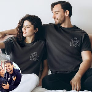 Custom Portrait Shirt, Comfort Colors Custom Portrait From Photo ...