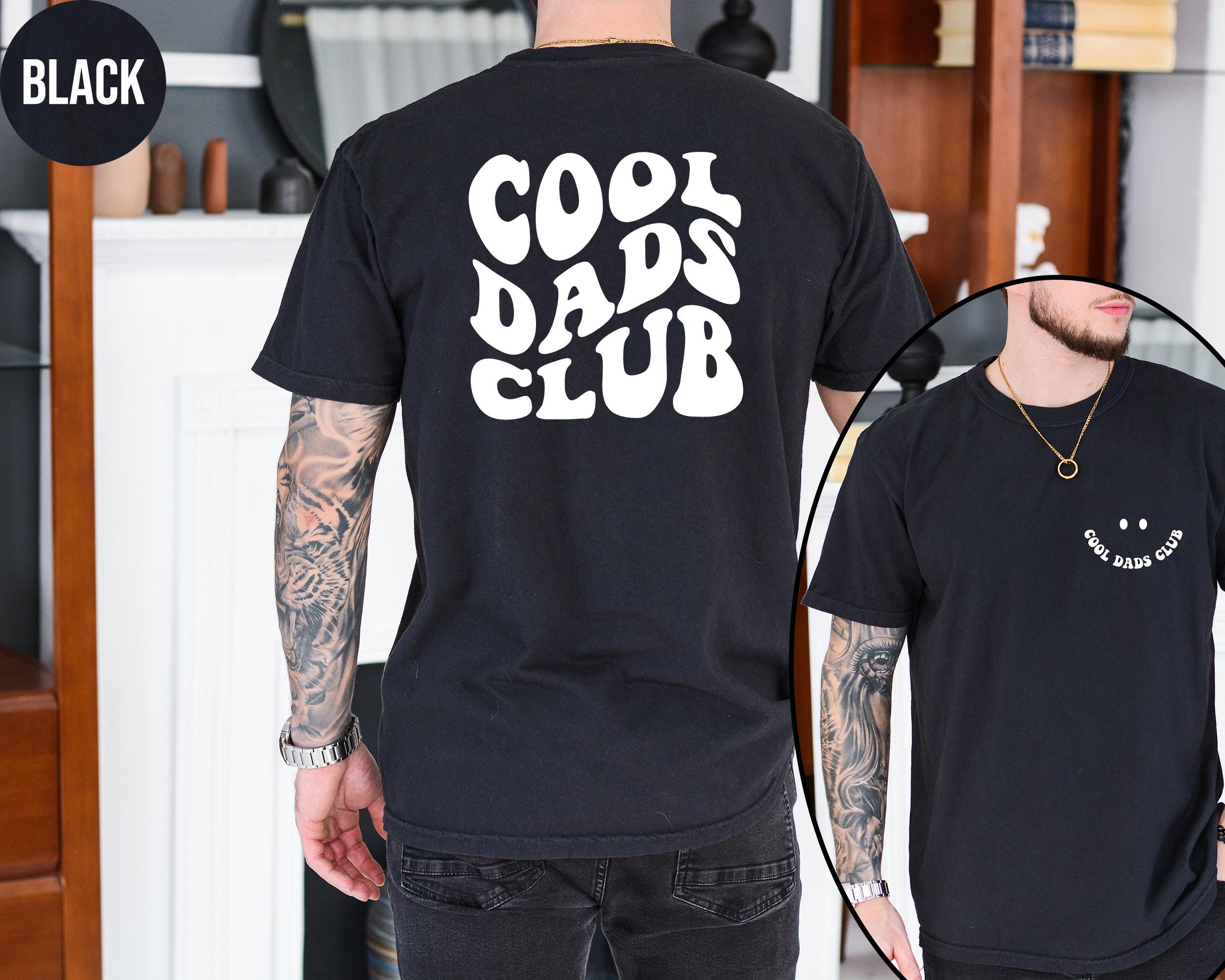 Cool Dads Club Shirt Front and Back Printed , Comfort Colors Cool Dad ...