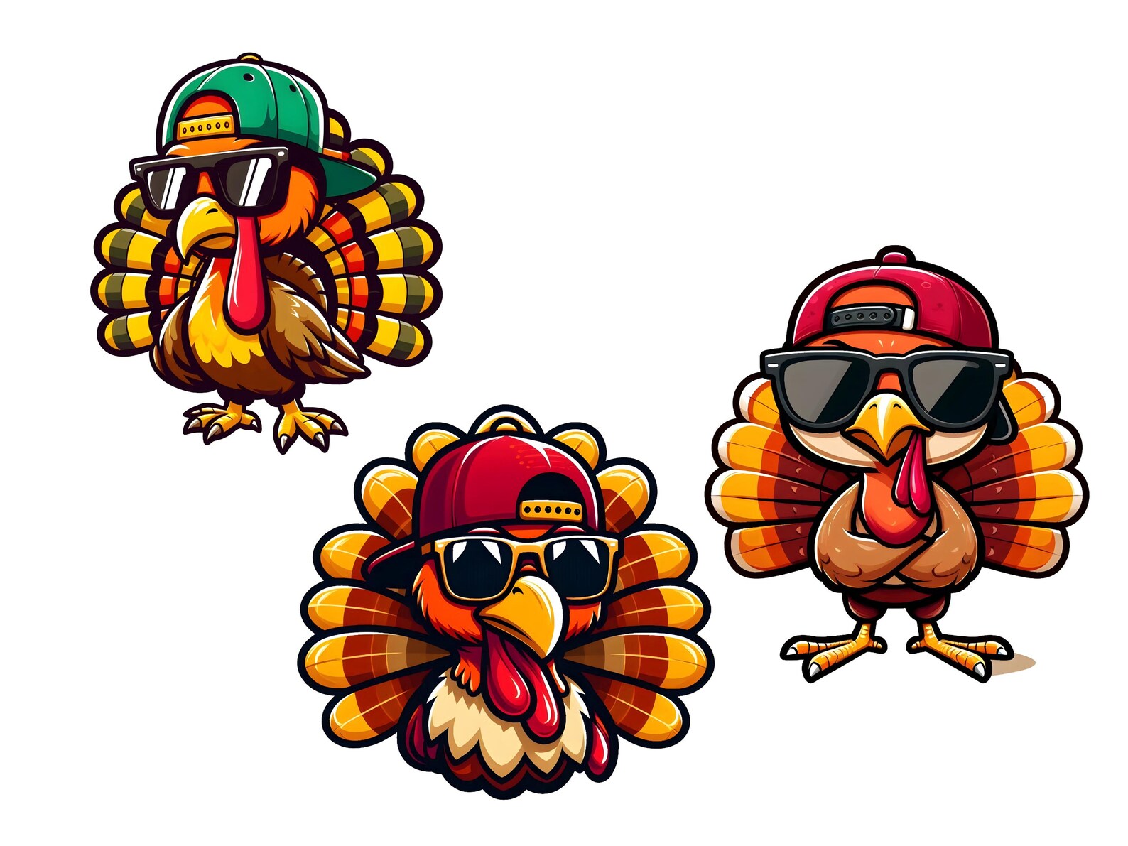 Cool Turkey PNG SVG, Girl Turkey Baby Turkey Png, Thanksgiving Toddler ...