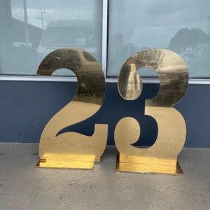 36” Acrylic Numbers - Etsy