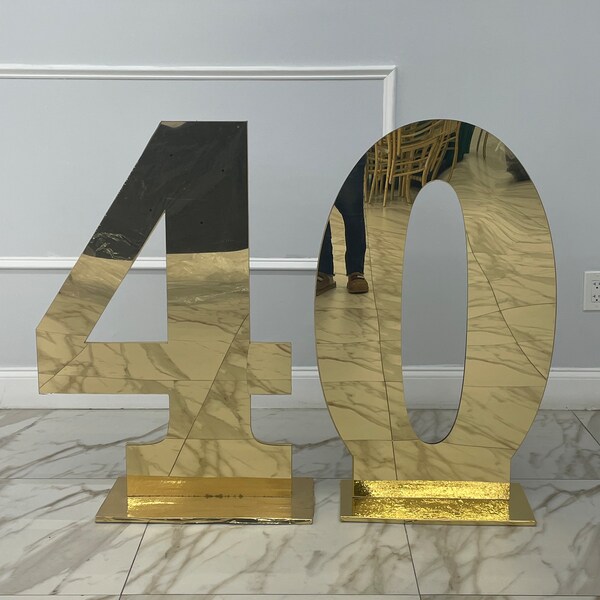 Acrylic Marquee Numbers - Etsy